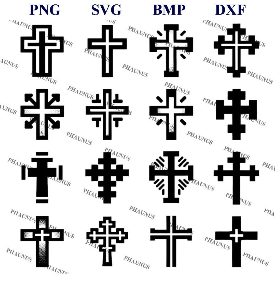 Cross Bundle svg, png, dxf, bmp - Etsy.de
