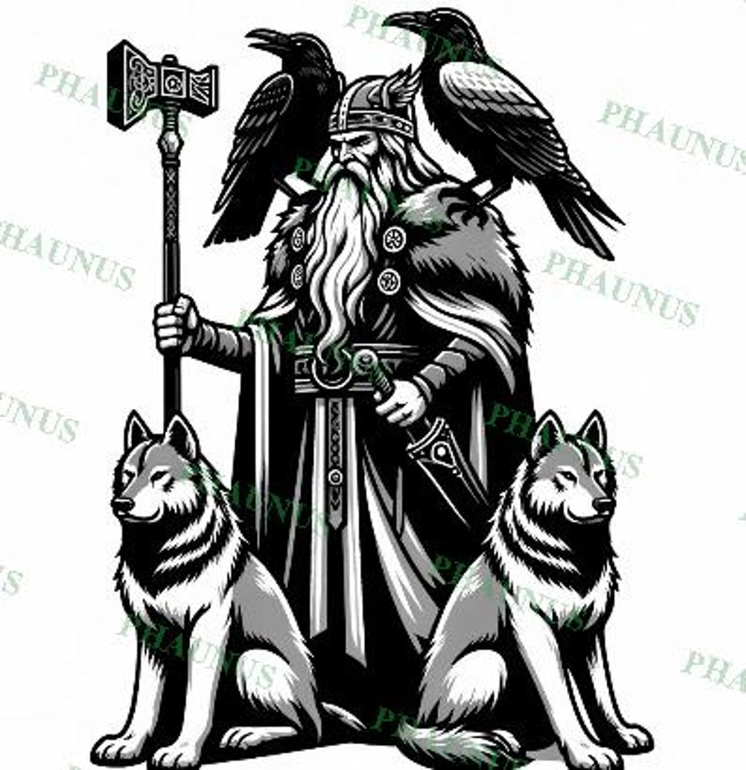 Odin Svg, Bmp, Png, Pdf, Dxf - Etsy