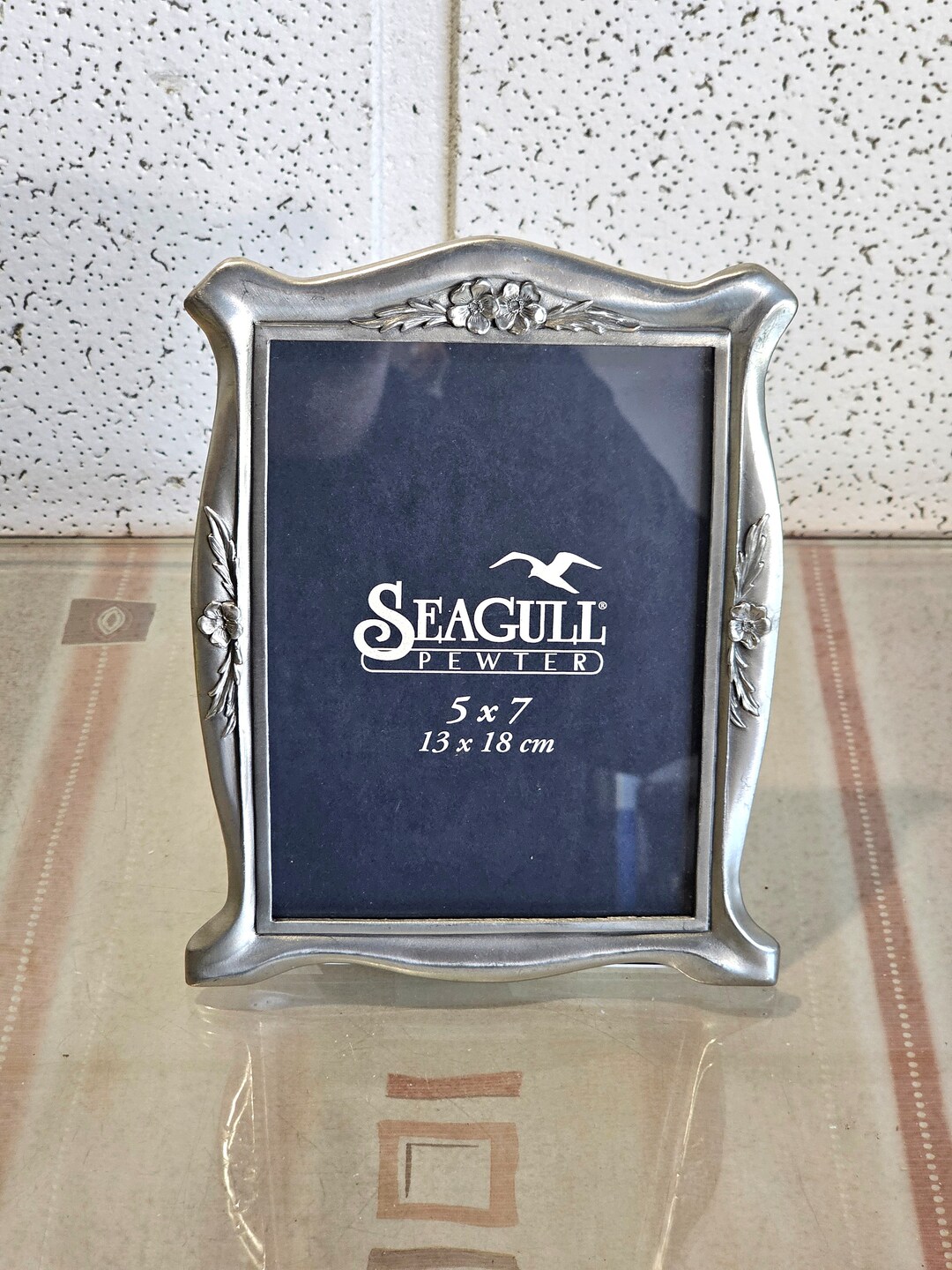Pewter Picture Frame, Freestanding Picture Frame/zinn Canada Seagull ...