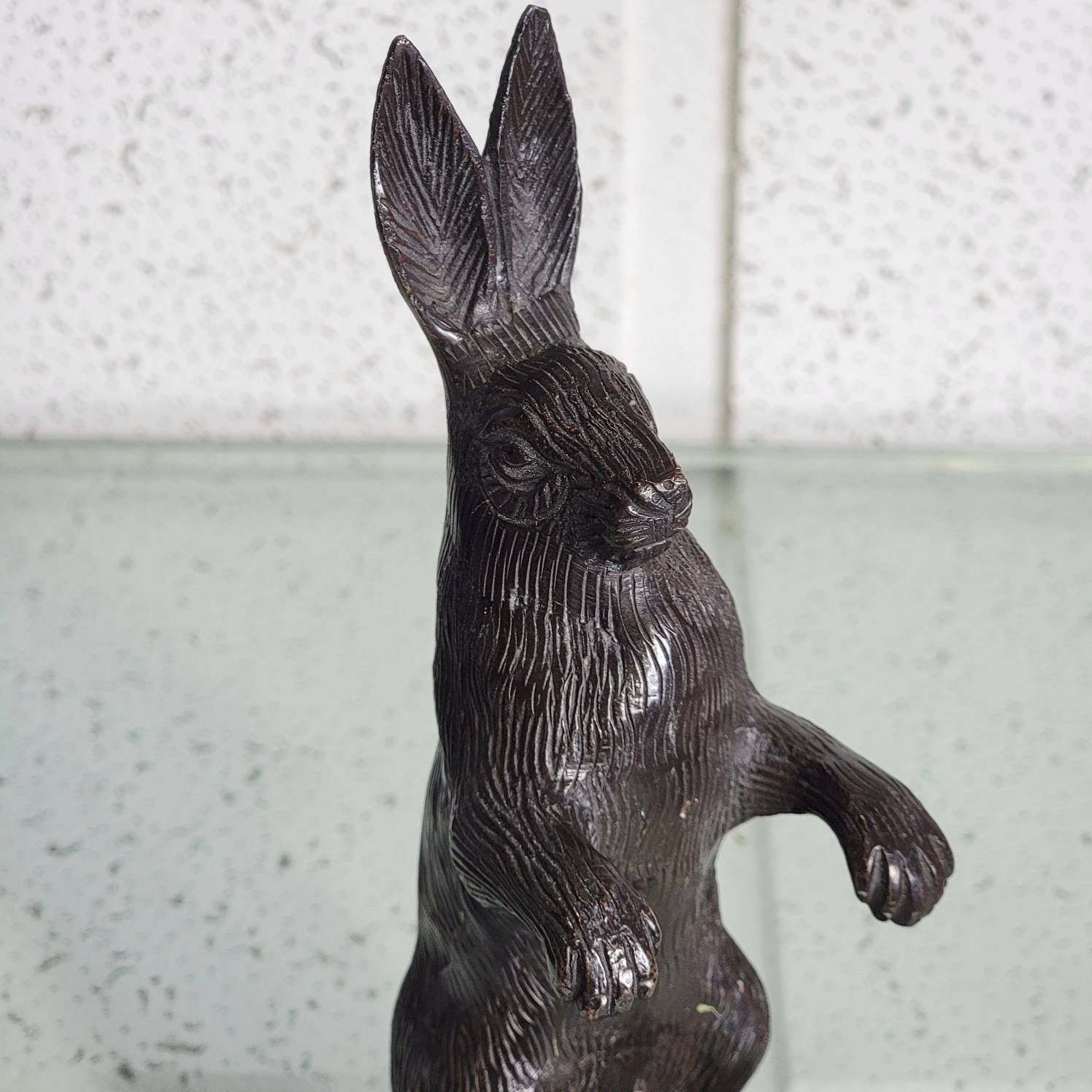 Vintage Heavy Solid Brass Rabbit Figurine / Antique Brass Bookend. - Etsy