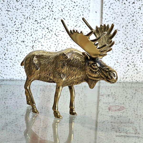 Moose Figurine - Etsy
