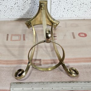 Large Solid Brass Plant Support, Art Decor Brass Plant, Mcm Brass. - Etsy