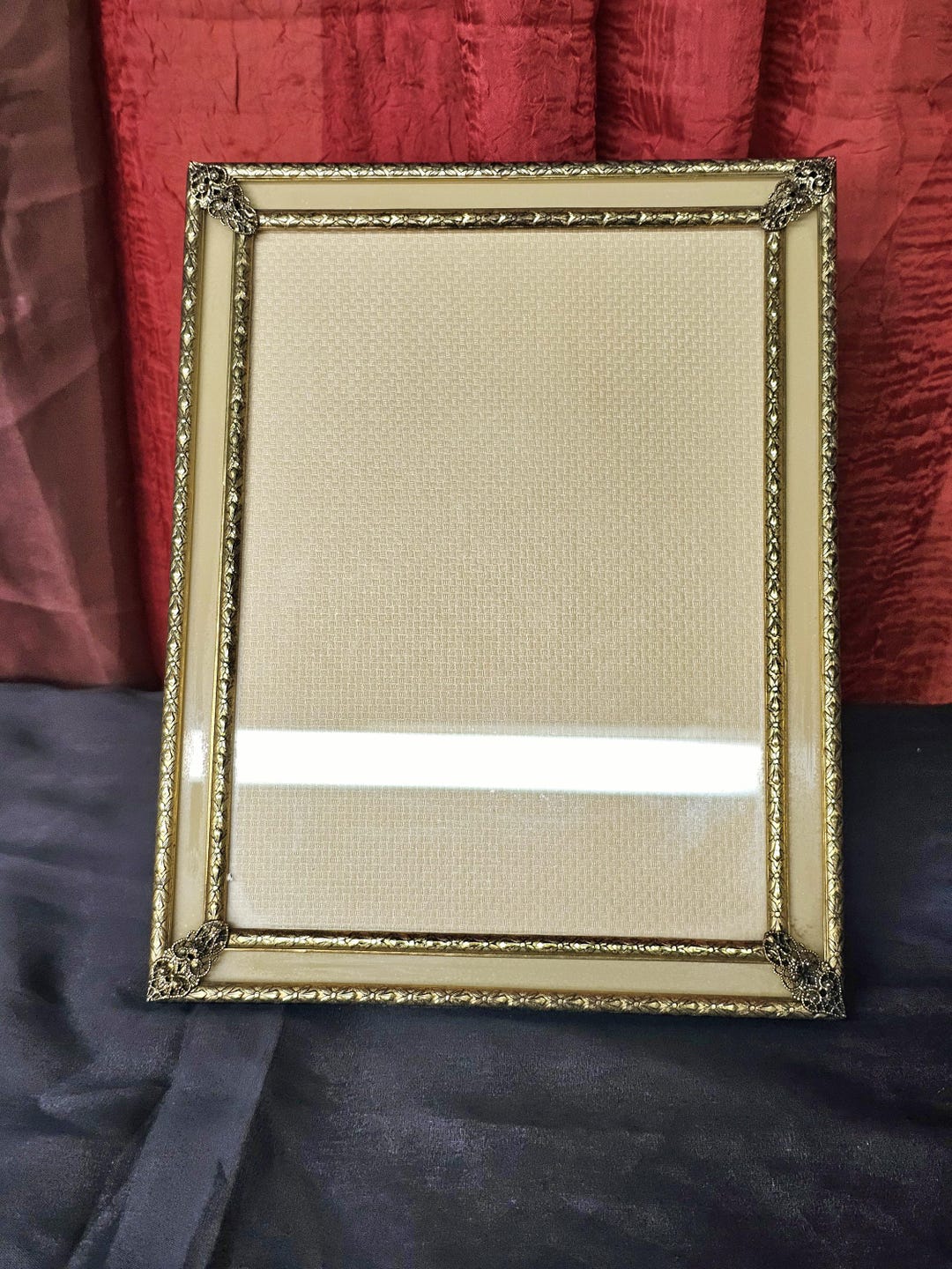 Brass Photo Frame / Antique Solid Brass Picture Frame. - Etsy