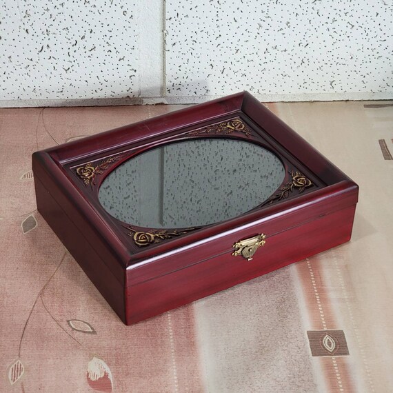 antique jewelry box and picture frame set/jewelry box… - Gem
