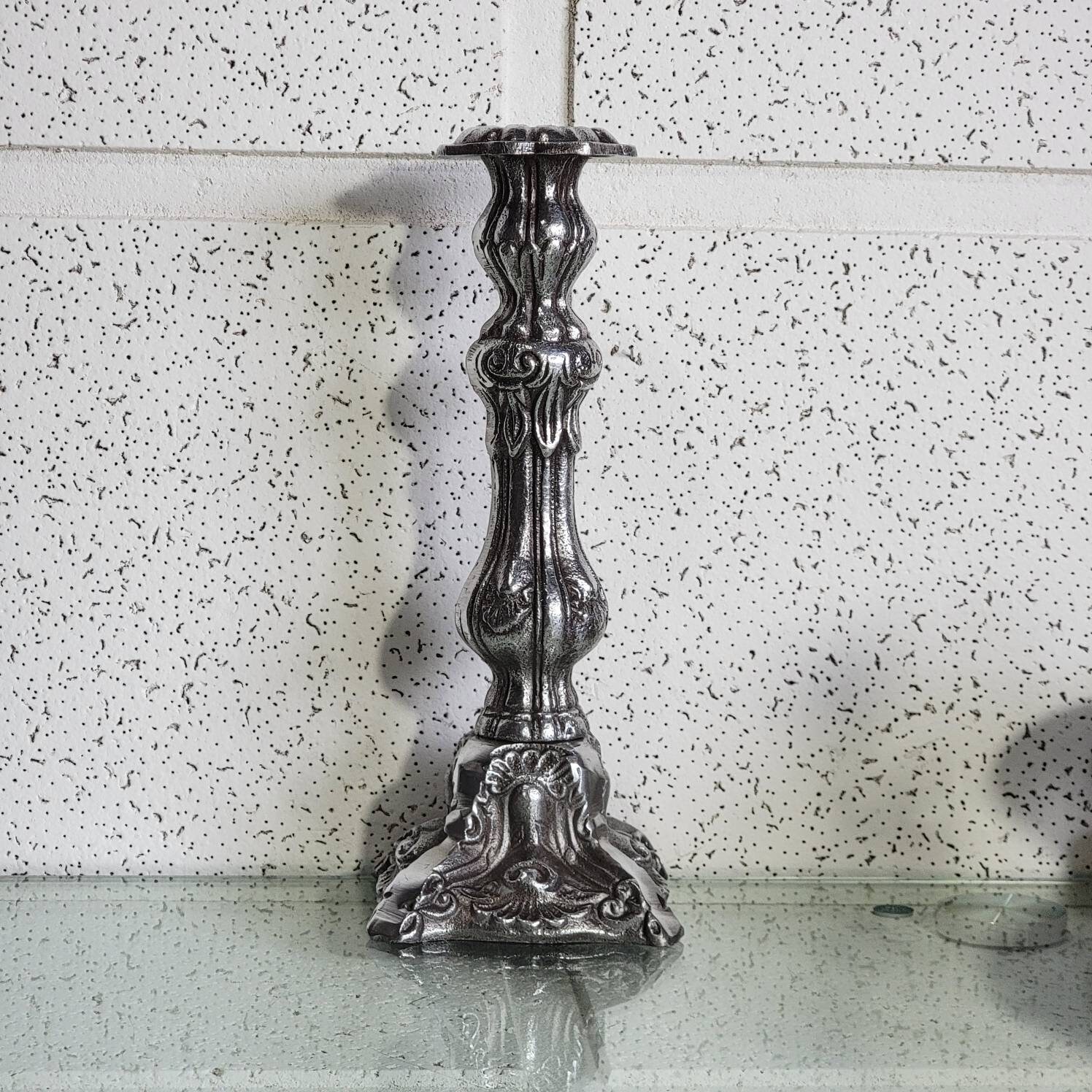 Baroque Style Candle Holders/victorian Style Pewter Candle - Etsy