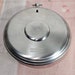 Large Silver Clock White Brass, Prestige Clock, Made in Taiwan, Black ...