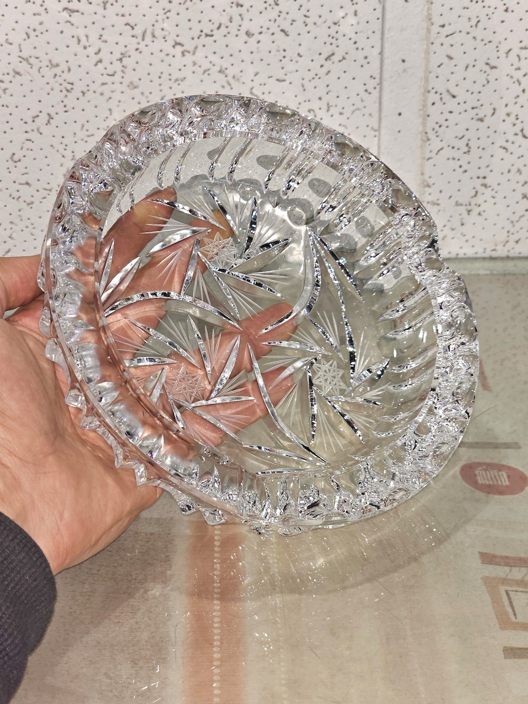 Crystal Pinwheel Ashtray, Luxury Crystal Ashtray. - Etsy