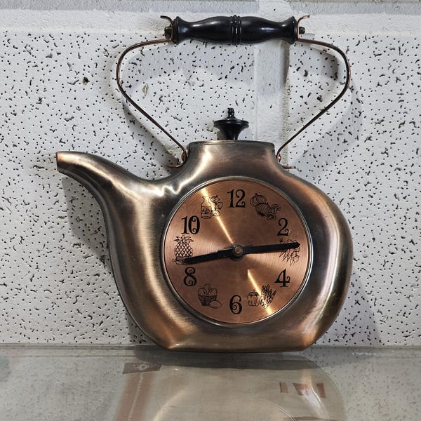 Teapot Wall Clock - Etsy