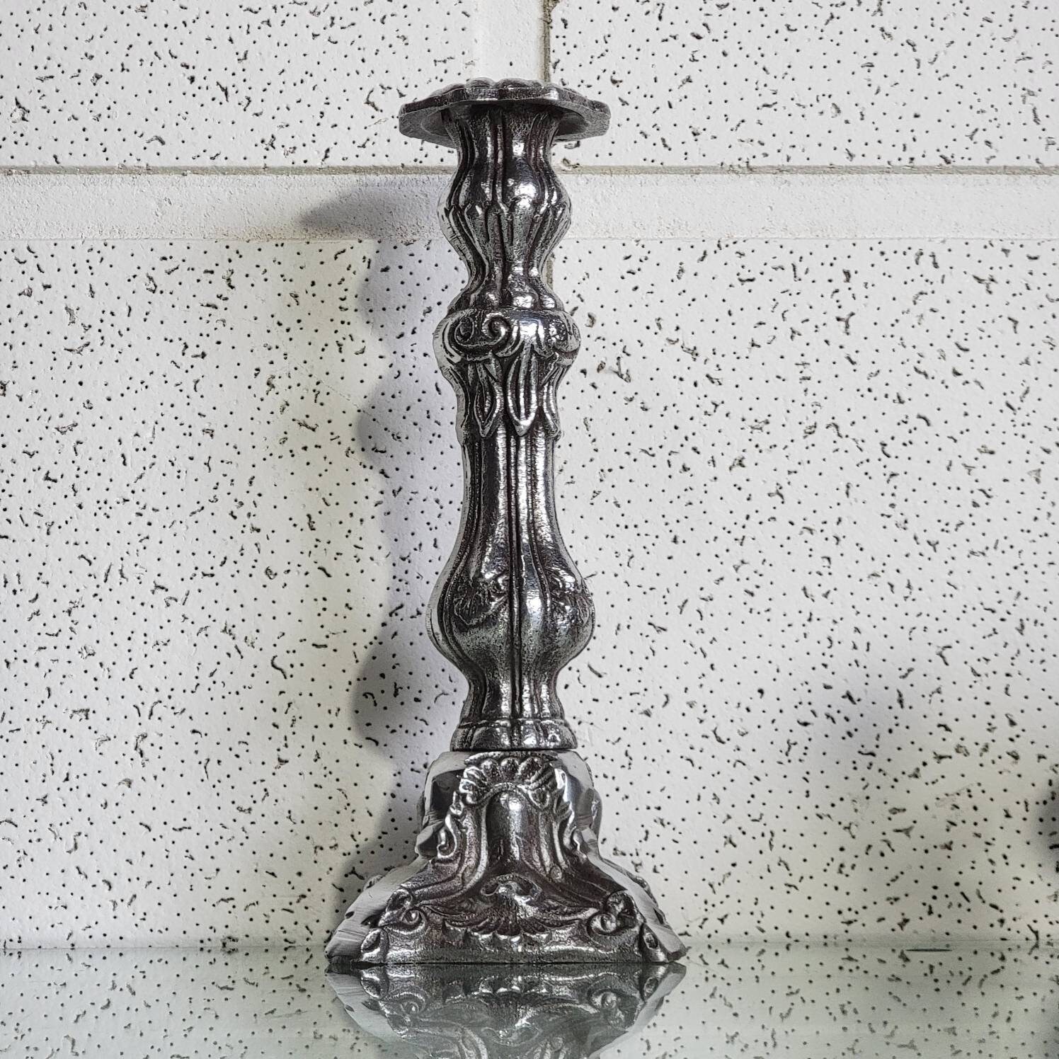 Baroque Style Candle Holders/victorian Style Pewter Candle - Etsy