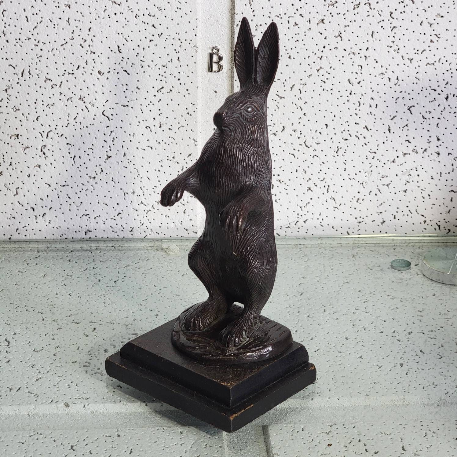 Vintage Heavy Solid Brass Rabbit Figurine / Antique Brass - Etsy Canada