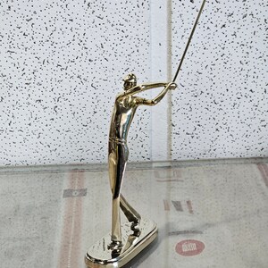 Brass Golf Player Statue Polished, Himark Giftware Solid Brass Golf ...