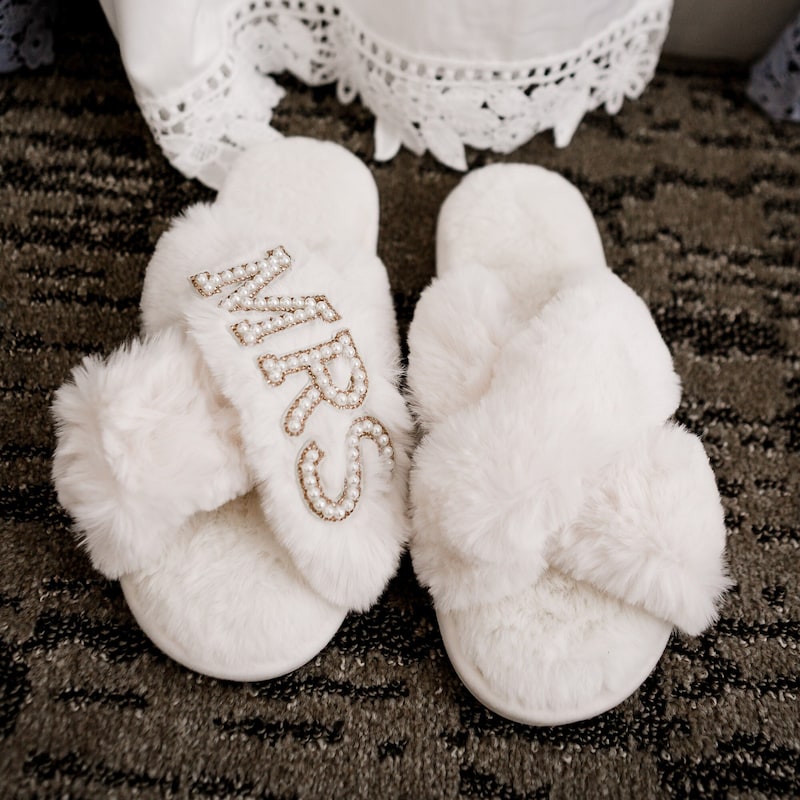 Bride Slippers - Etsy