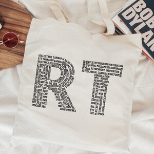 Respiratory Therapist Tote Bag, RT Care Week Gift, Respiratory ...