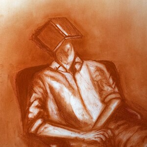 Hand-drawn Sepia Charcoal Sketches - Original Framed Art - Sepia - Etsy