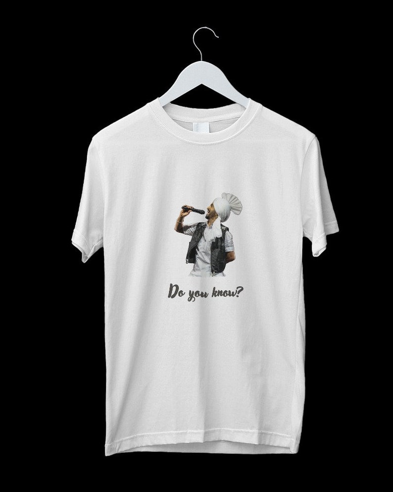 Diljit Dosanjh T-shirts: Do You Know !! Wear Your Desi Idol in Style ...