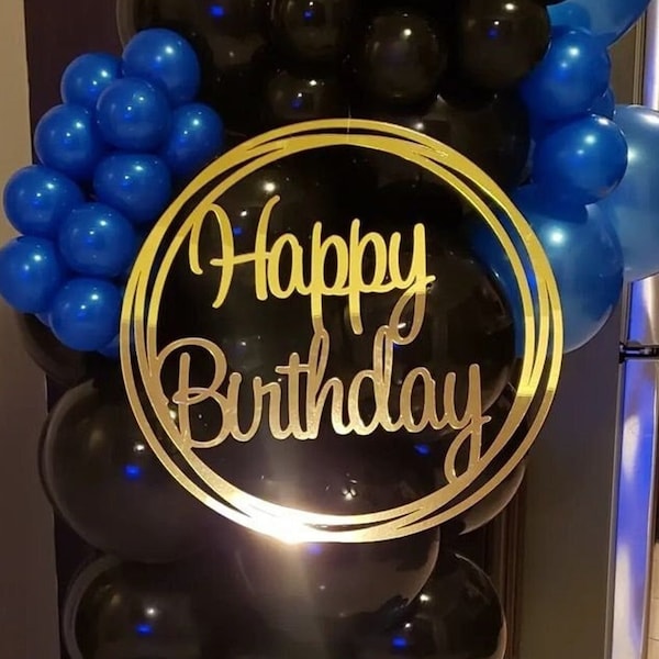 Happy Birthday Sign - Etsy