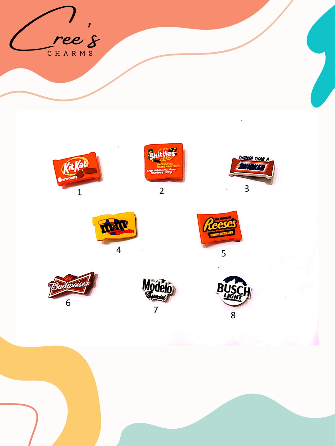 Food Charms, Candy Charms, Croc Accessories, Bracelet Charms, Fashion ...