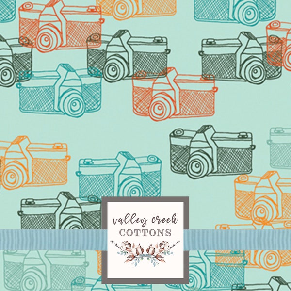 Camera Quilt Fabric - Etsy