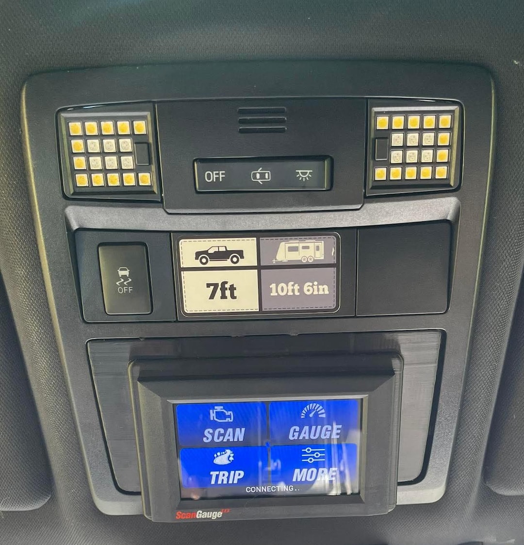 2016-23 Toyota Tacoma Scangauge 3 Overhead Panel Mount - Etsy