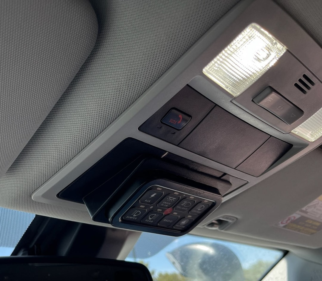 2016-23 3rd Gen Toyota Tacoma Overhead Auxbeam 6/8/8XL Switch Panel ...