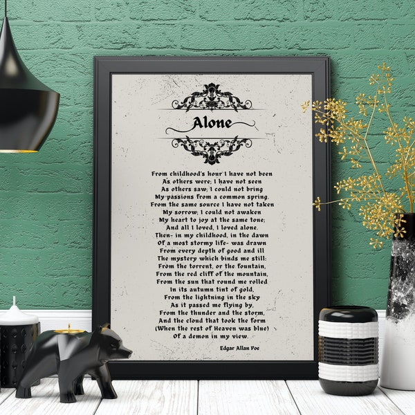 Edgar Allen Poe - Etsy