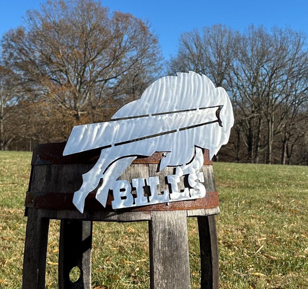 Buffalo Bills Metal Sign Decor - Etsy