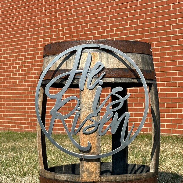 He is Risen Sign - Etsy