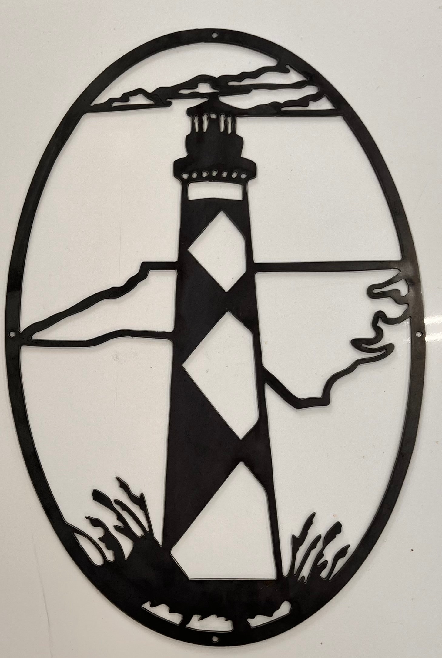 Cape Lookout Lighthouse Metal Sign Decor - Etsy