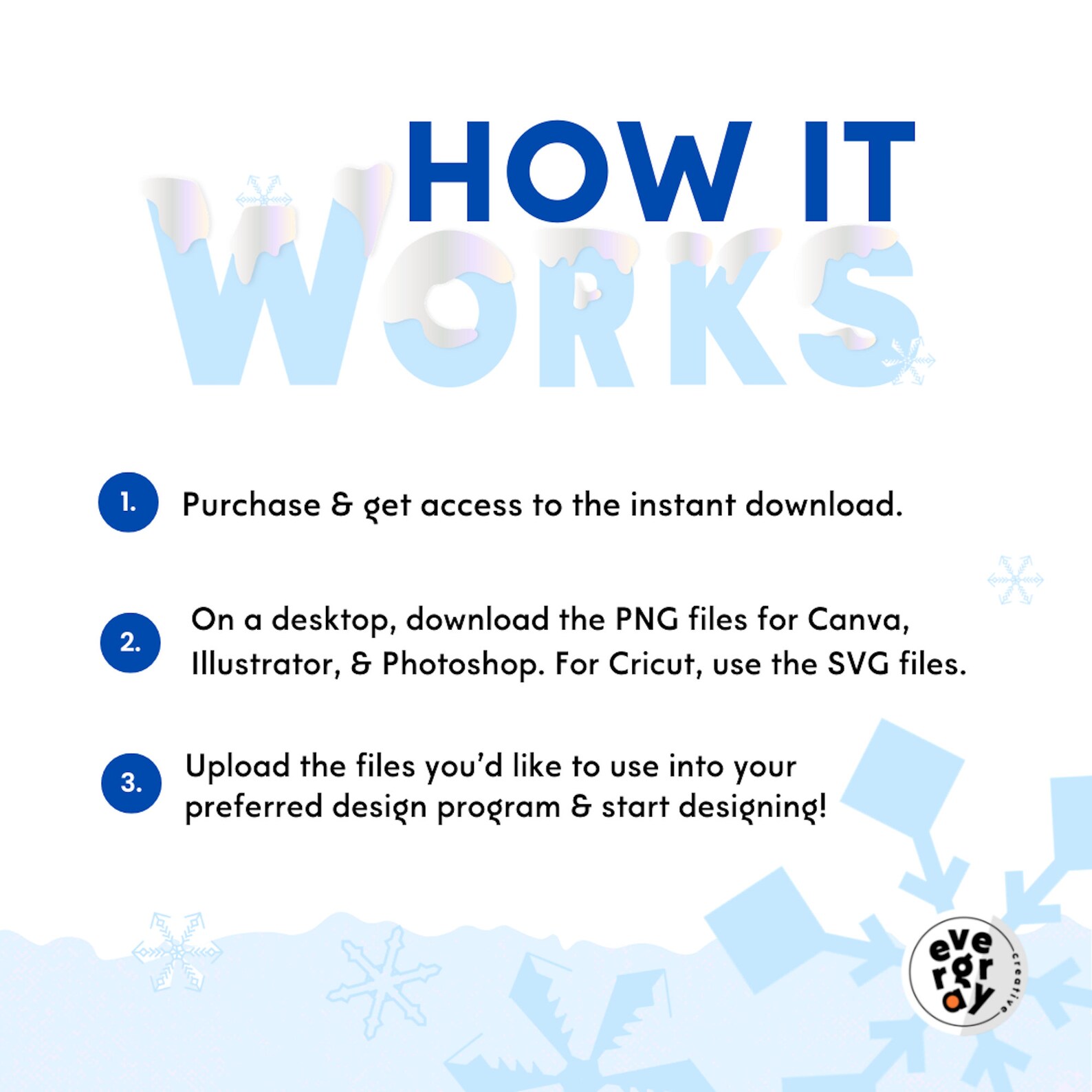 Winter Wonderland Alphabet and Transparent Snowflake Clipart Bundle in ...