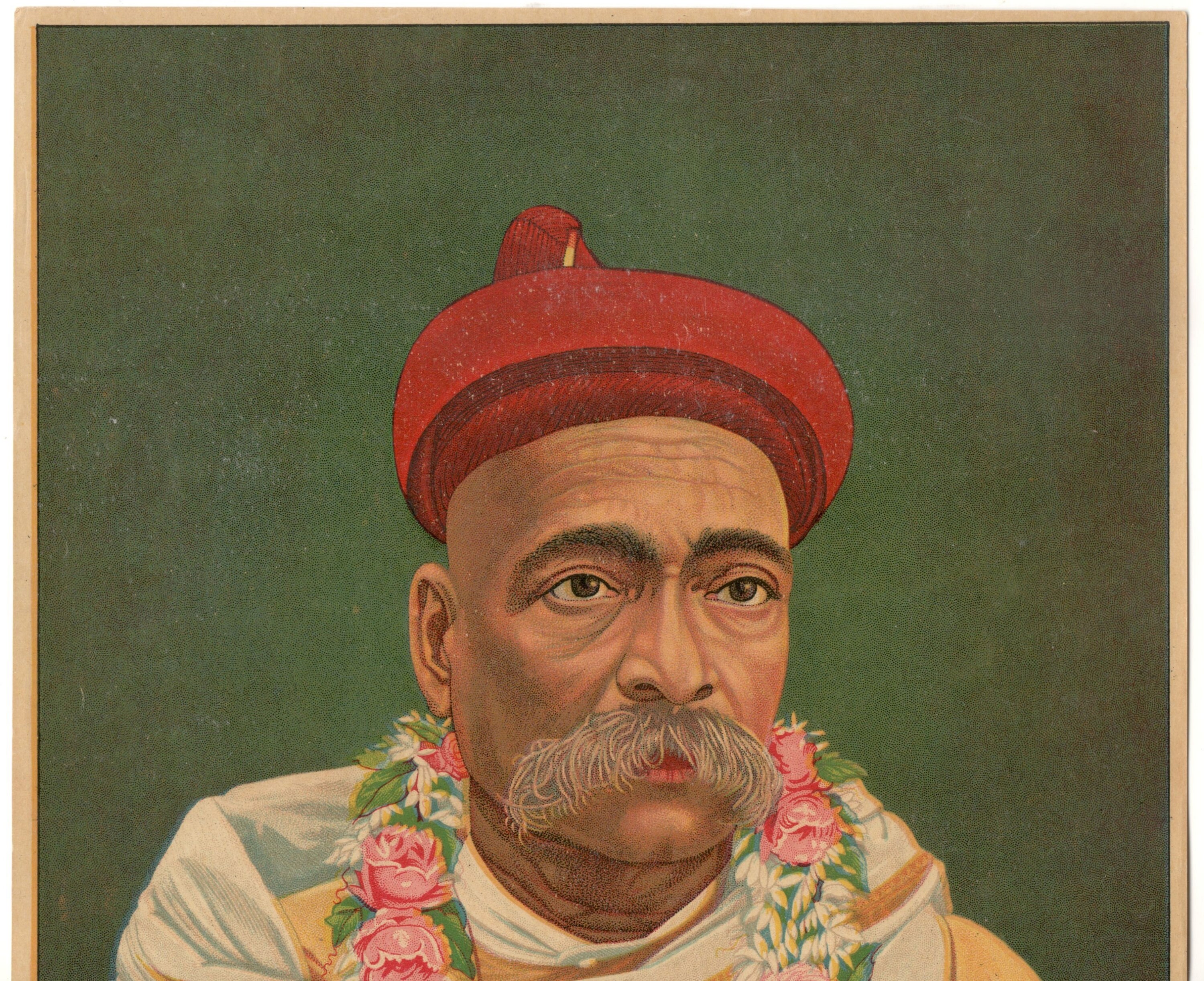 Rare Original Vintage Lithograph Bal Gangadhar Tilak 14"x10" (indian ...