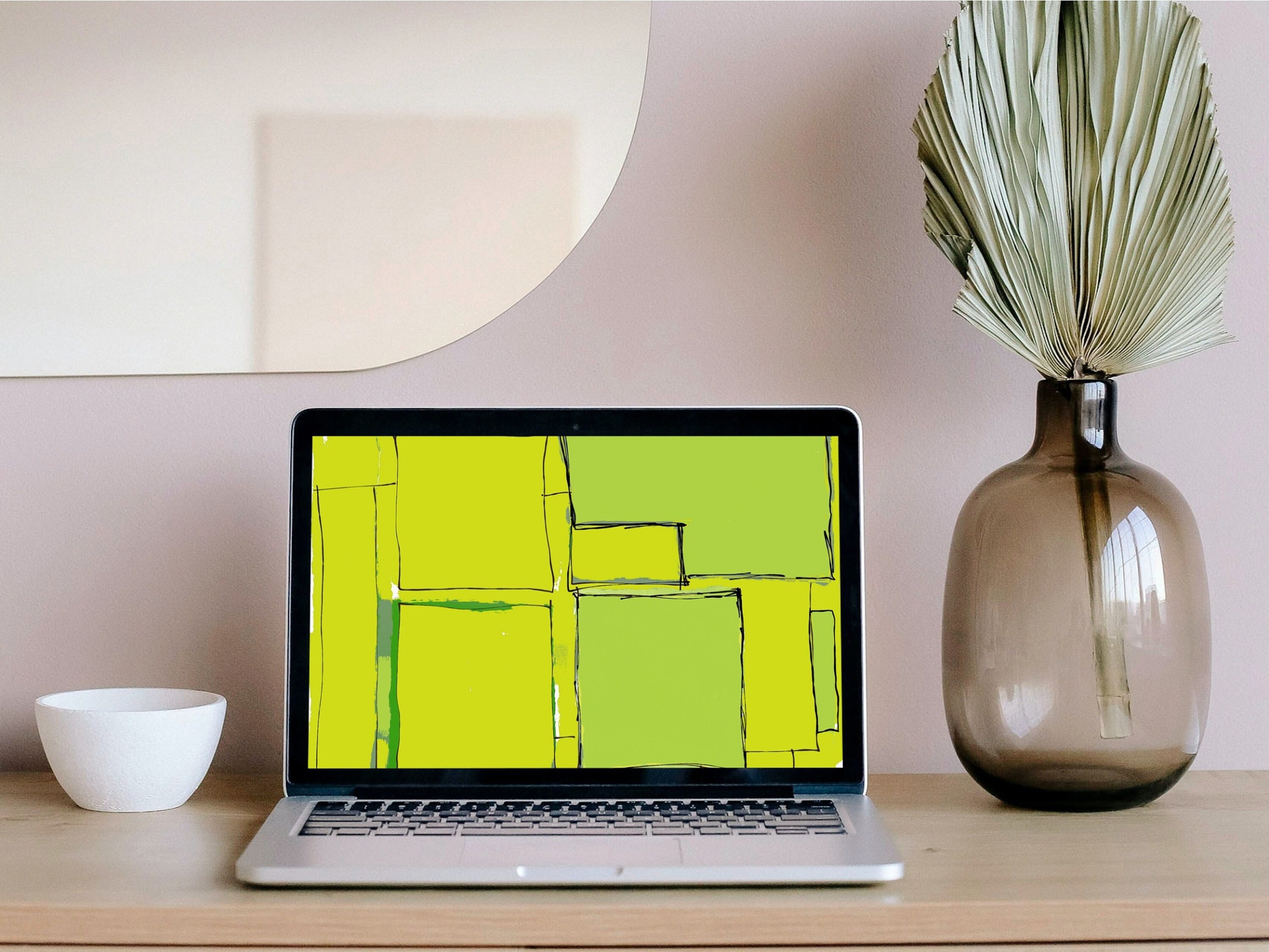 Lime Green Wallpaper for iPad | Laptop, Desktop Computer Abstract Very ...