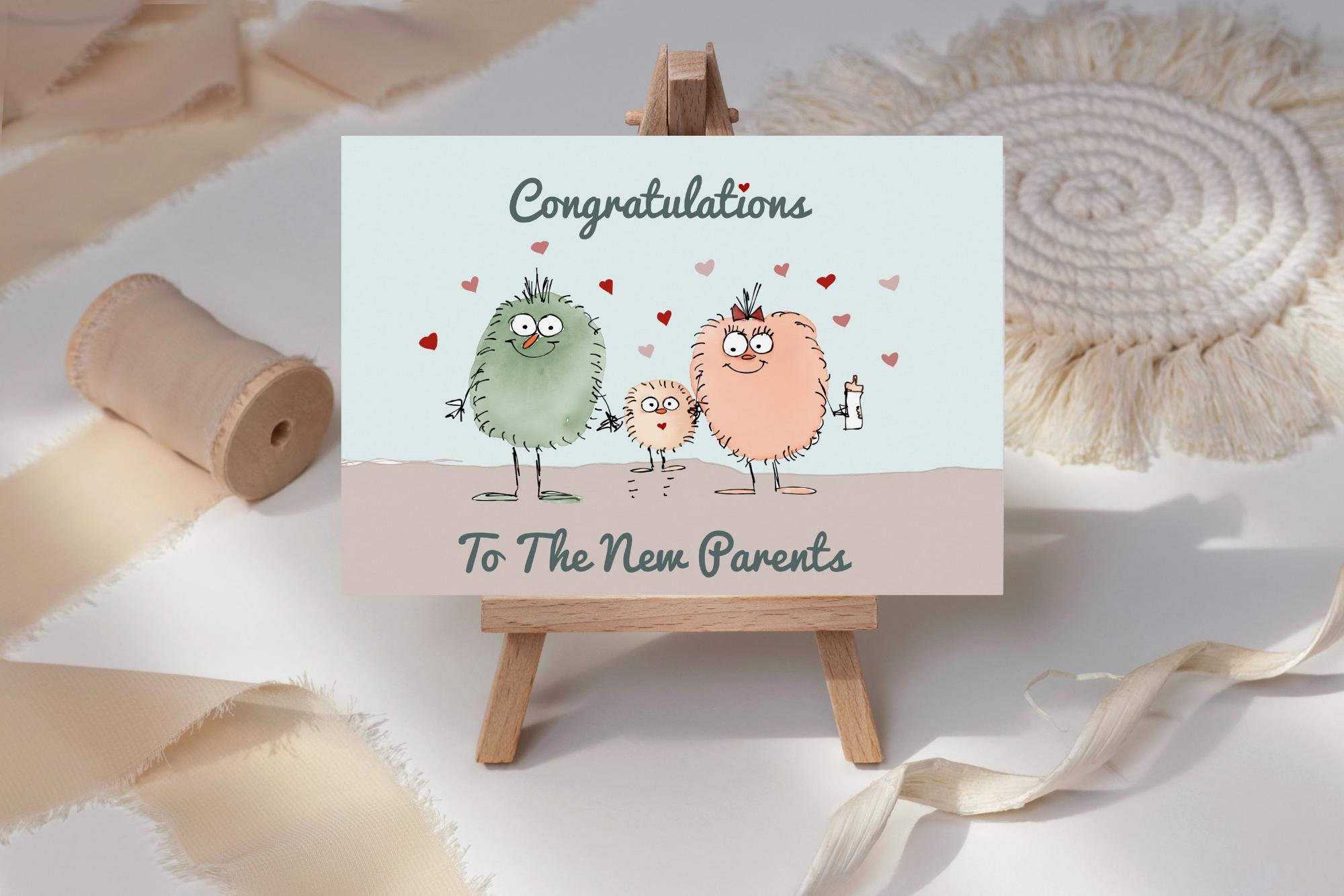 Congratulations New Parents Printable Card New Baby Card Download - Etsy