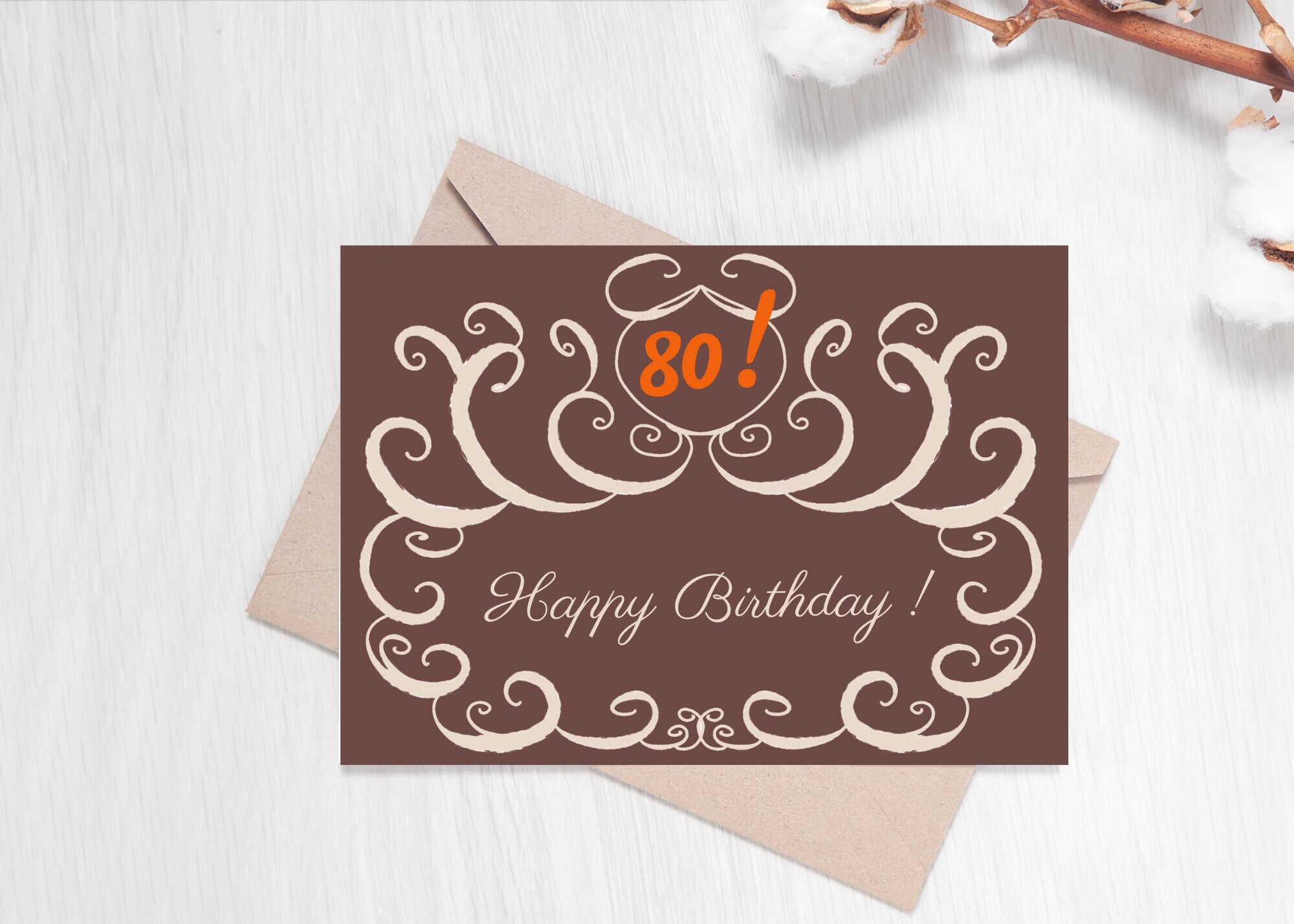 80th Birthday Card Happy Birthday 80 Birthday Grandma Birthday Grandpa ...