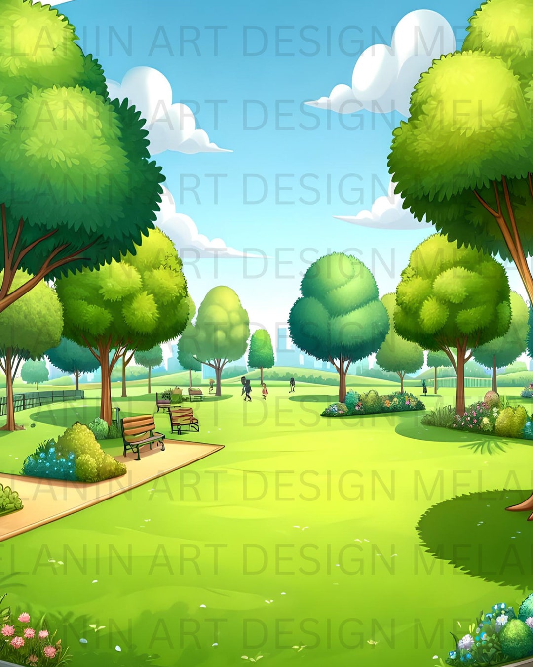 Kids Book Backgrounds, Book Illustration, DIY Storybook Scenes, Digital ...