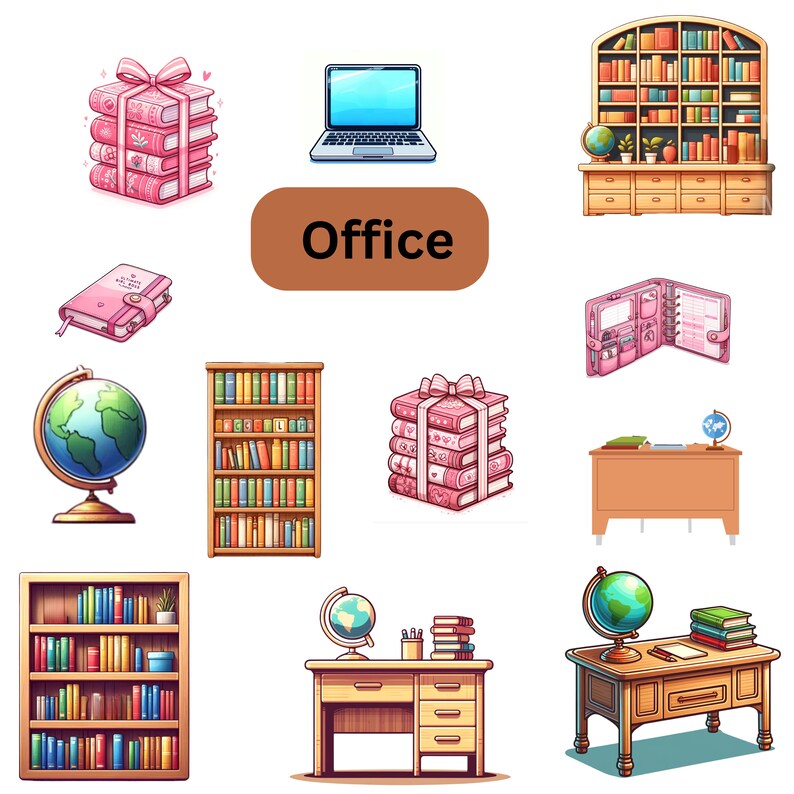 Clip Art Bundle, Journal Png, Digital Stickers, Boho Clip Art, Clip Art ...