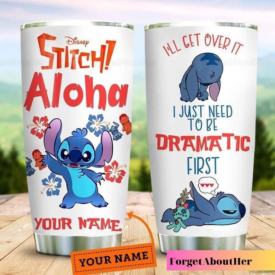 Stitch Aloha Tumbler Custom Name Stitch Tumbler Stitch - Etsy