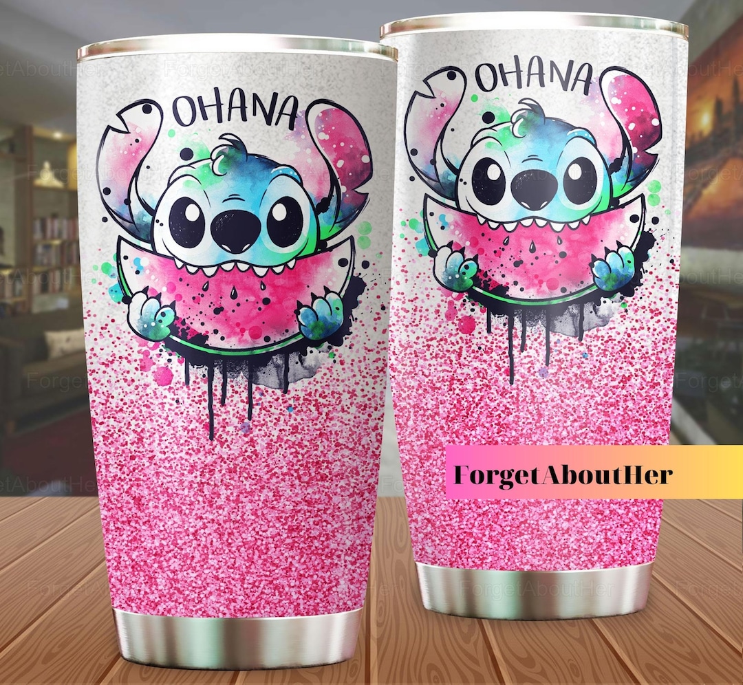 Stitch Tumbler, Stitch Coffee Tumbler, Disney 20 Oz Tumbler, Cartoon ...