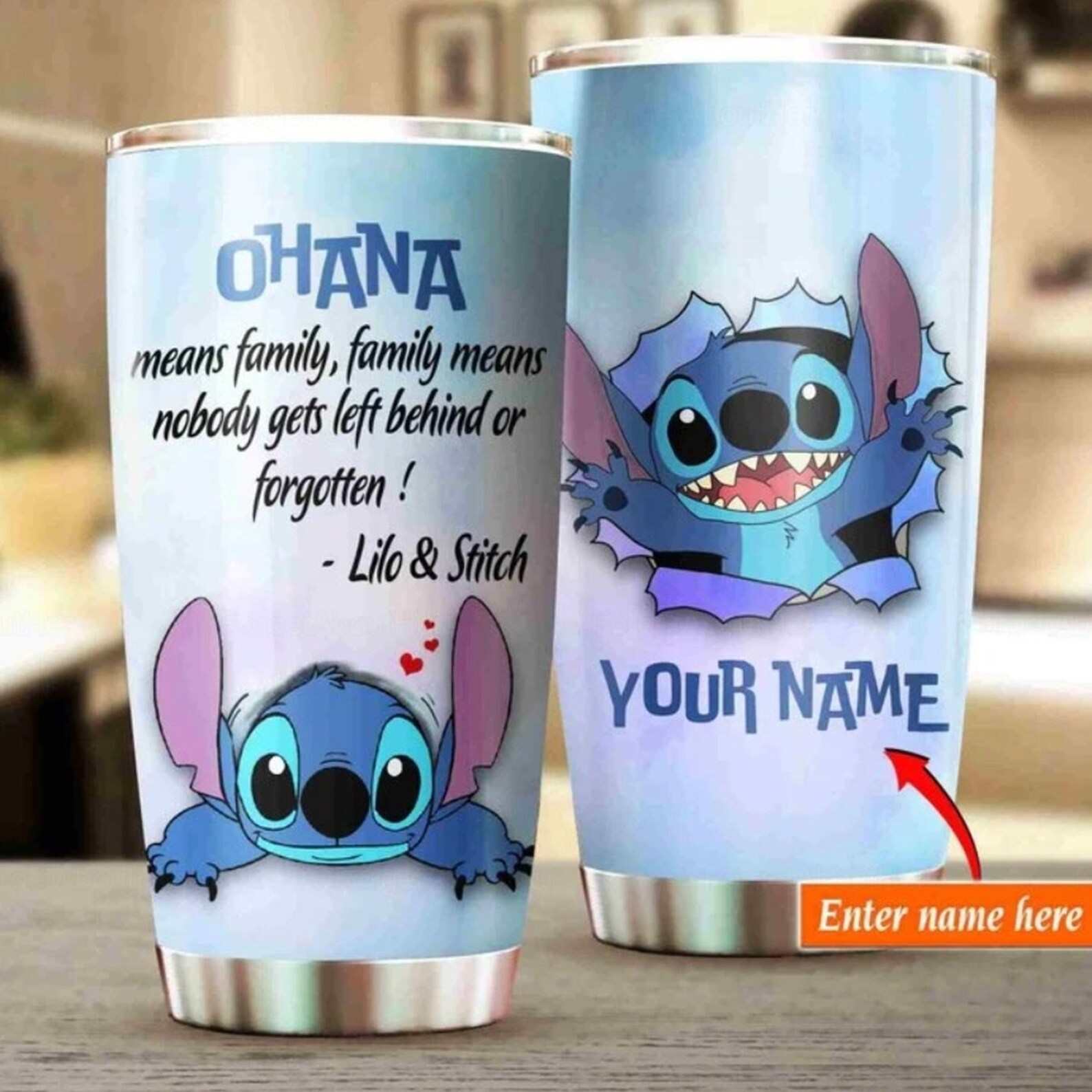 Stitch Tumbler, Cartoon Stitch 20oz Tumbler, Custom Stitch Gift, Stitch ...
