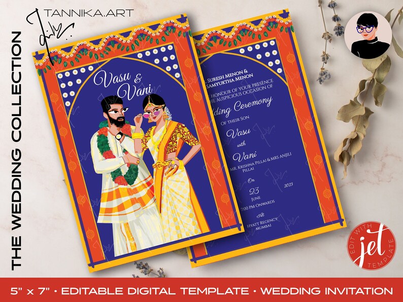 South Indian Wedding Invitations, South Indian Wedding Invites, South ...