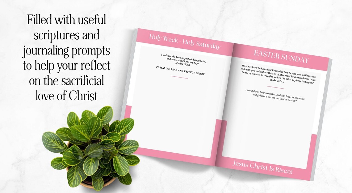 Lent Journal Printables, Easter Activity, Bible Journaling, Printable ...