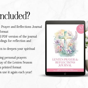 Lent Journal Printables, Easter Activity, Bible Journaling, Printable ...