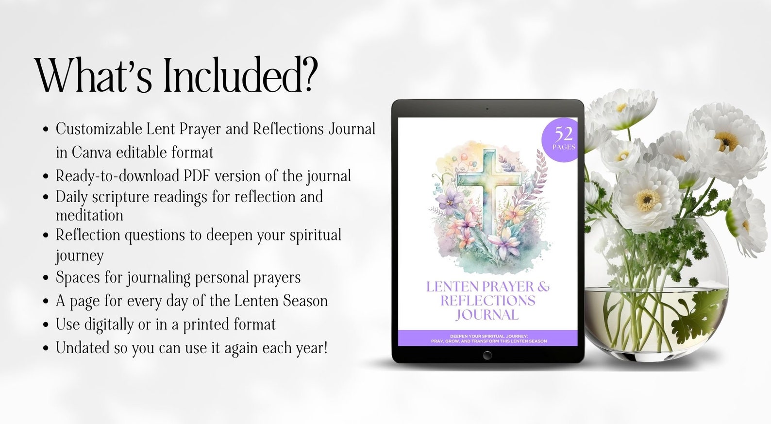 Devotional Planner 2024 Printable, 2024 Faith Planner Printable Pdf ...