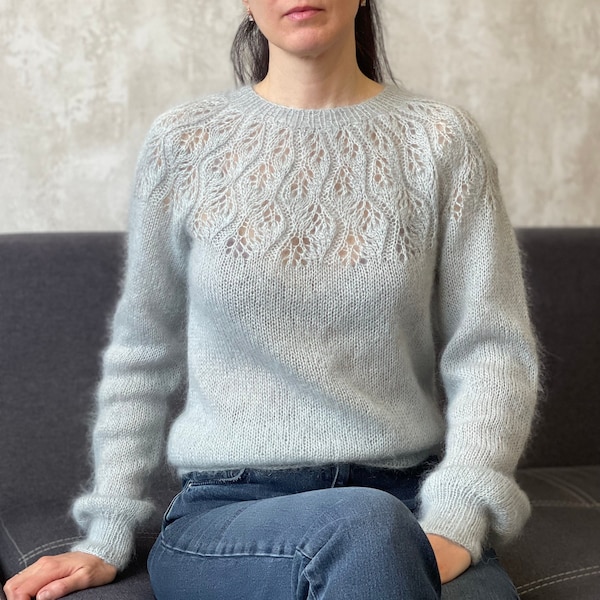 Angora Sweater - Etsy