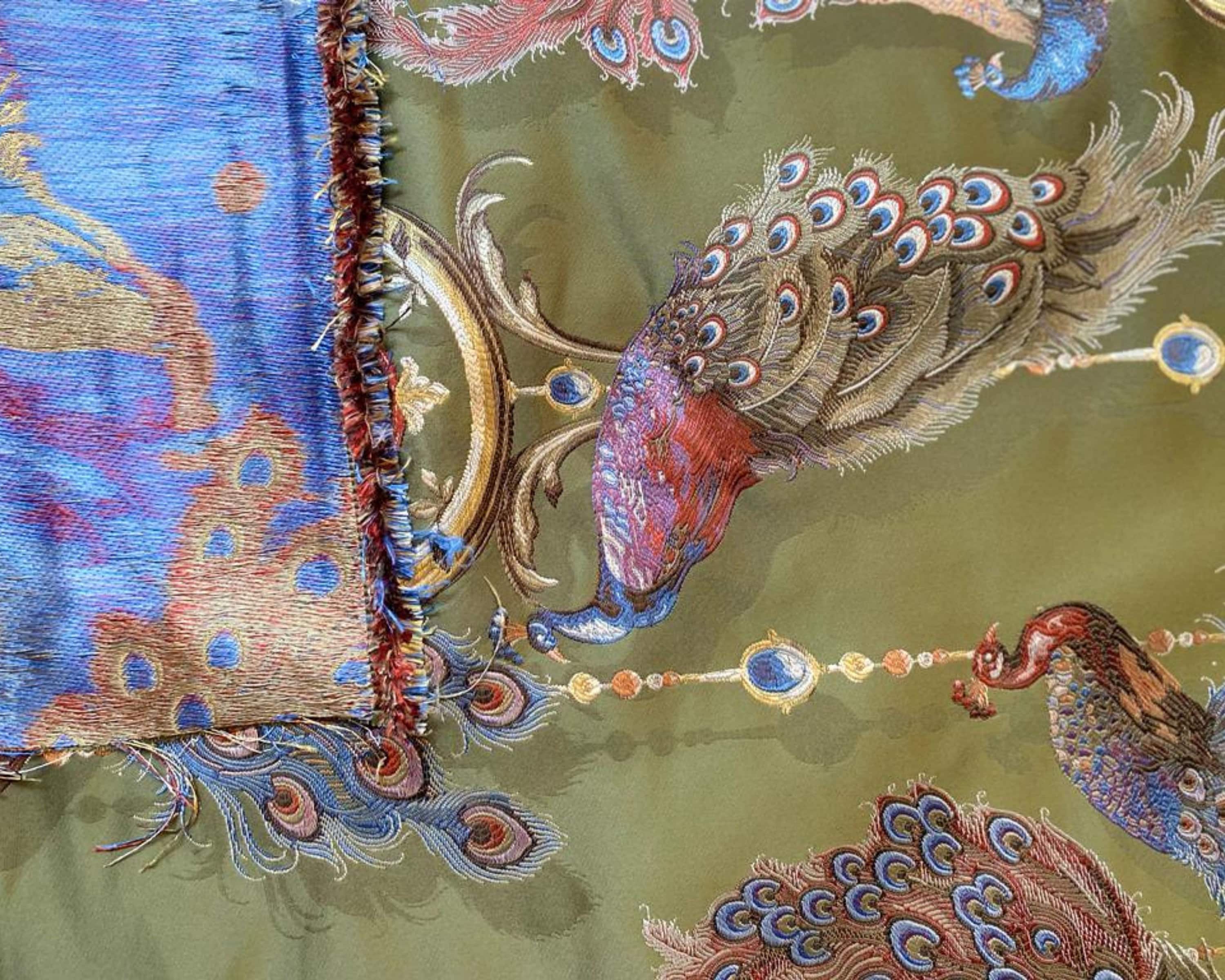 Luxury Italian Satin Upholstery Fabricsofachairpillow Satin Etsy
