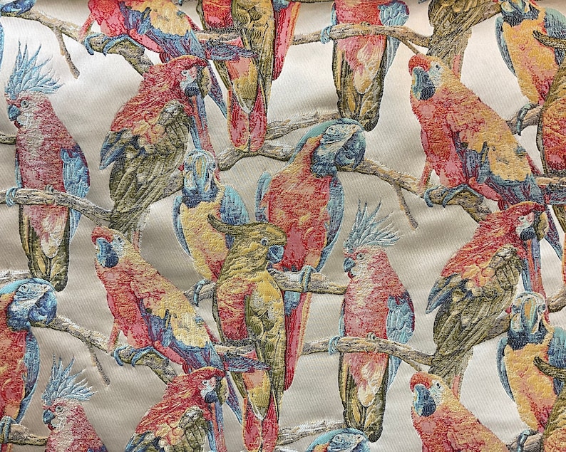 Woven Parrot Fabric, Upholstery Furniture Fabric, Sofa, Chair, Bergere ...