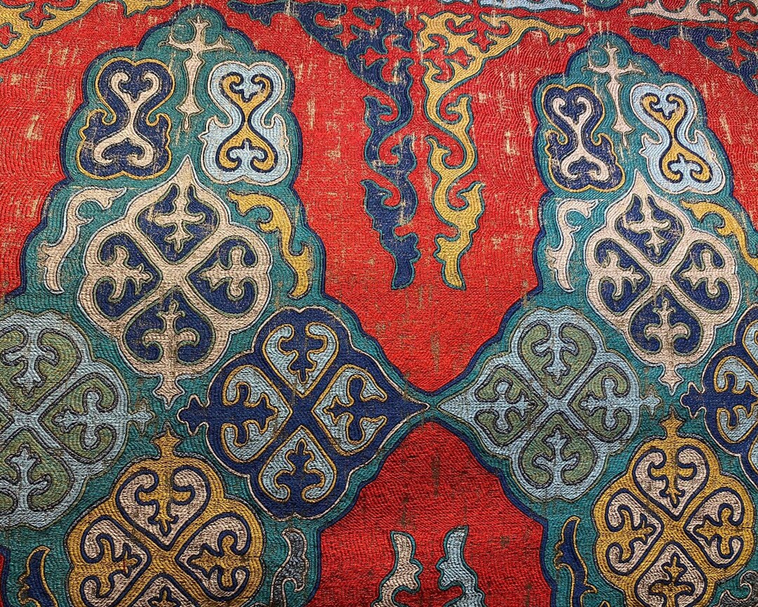Upholstery Fabric Uzbek Rug Pattern Islamic - Etsy