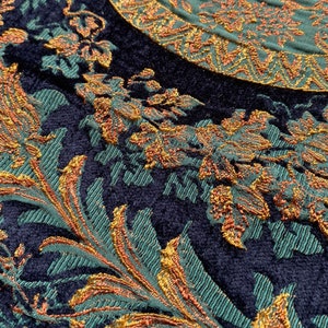 Brocade Jacquard Fabric,woven Damask Fabric,velvet Sofa Fabric by the ...