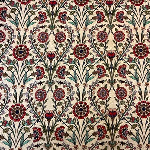 Upholstery Fabric, Ottoman Rug Pattern, Islamic Pattern, Jacquard ...