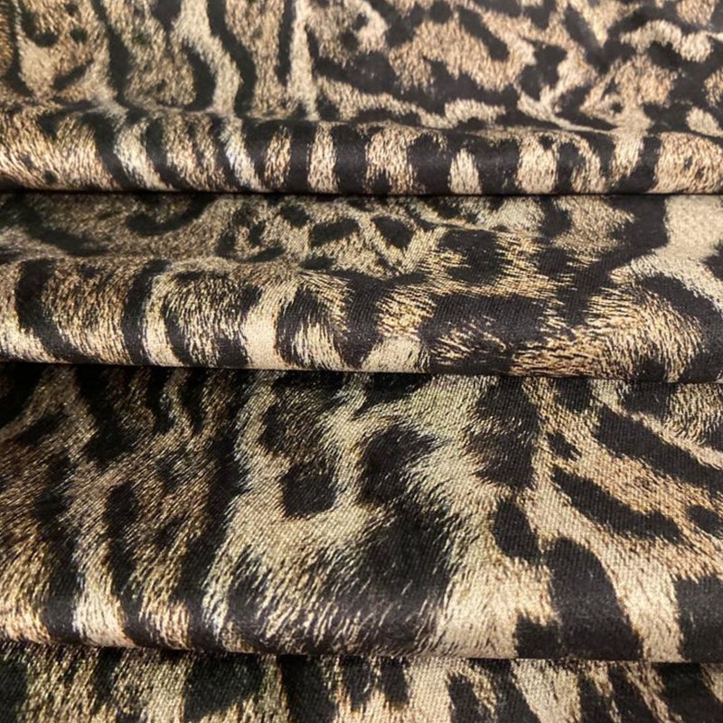 Leopard Fabric - Etsy