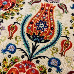 Upholstery Fabric, Ottoman Rug Pattern, Islamic Pattern, Jacquard ...